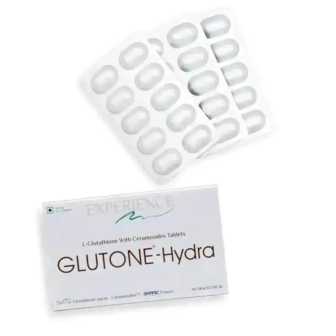 Glutone-Hydra | Setria Glutathione with Ceramosides Tablets For dry