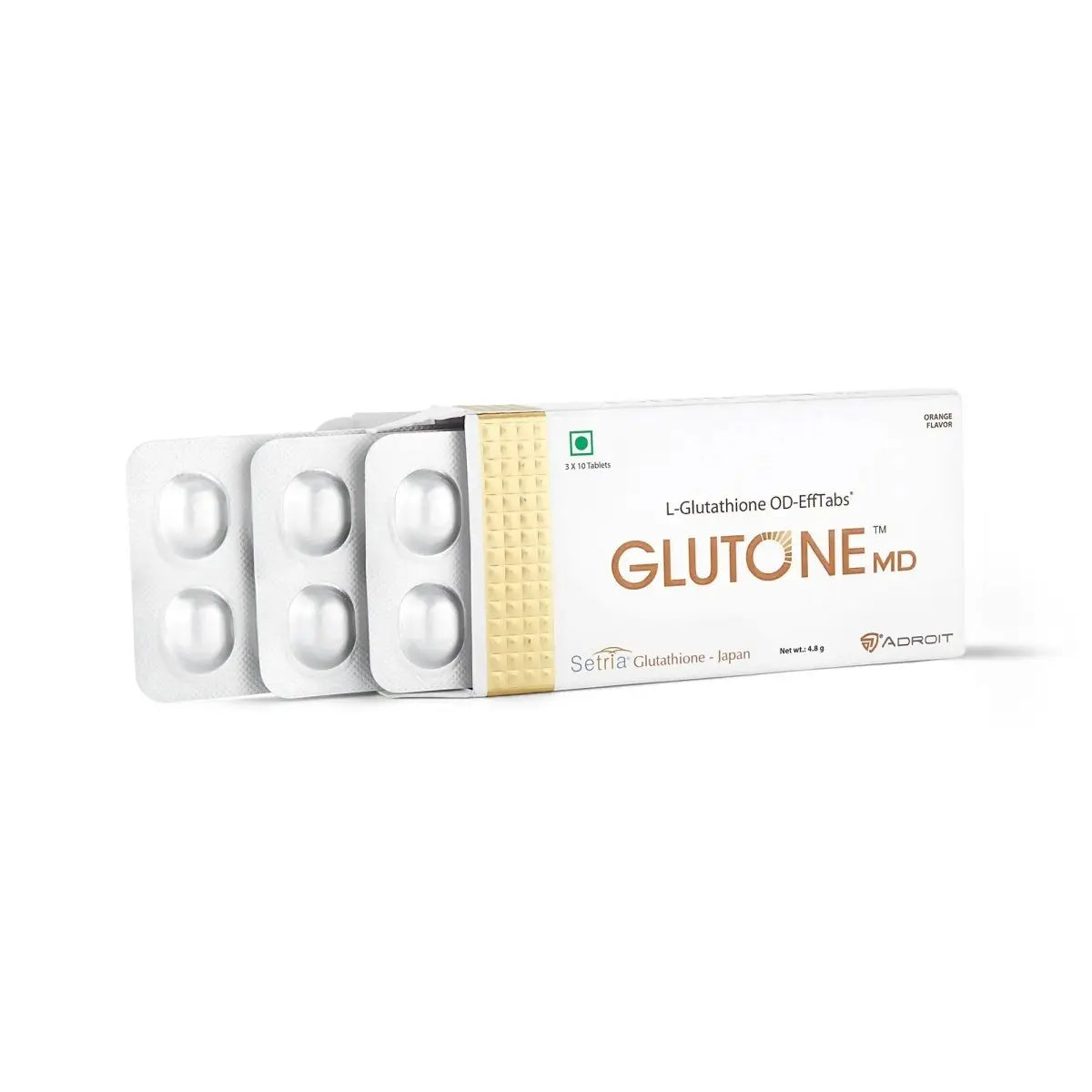 Glutone MD Tablet | Setria Glutathione OD-Eff Tablets | Brightens Skin
